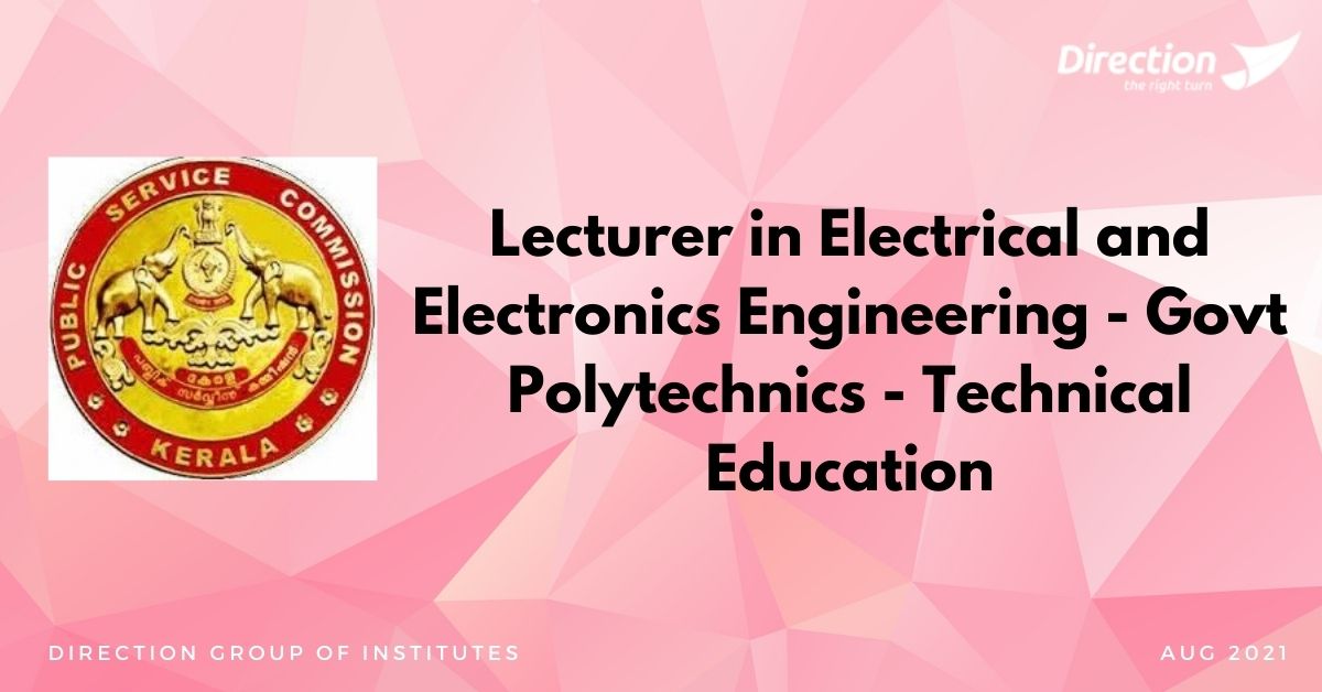 Lecturer in Electrical and Electronics Engineering - Govt Polytechnics ...