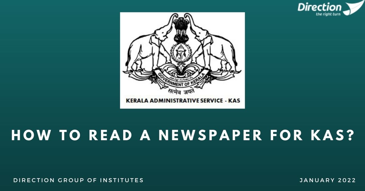 How to read a newspaper for KAS? - Direction E-learning