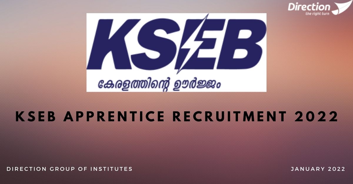 KSEB Apprentice recruitment 2022 - Direction E-learning