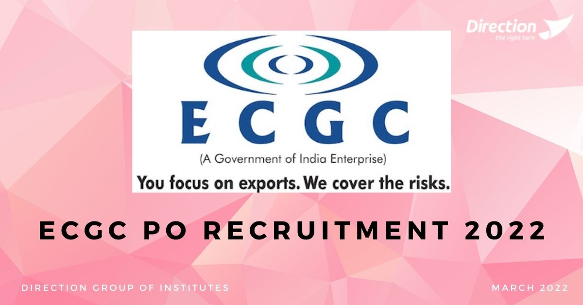 ECGC PO recruitment 2022 - Direction E-learning